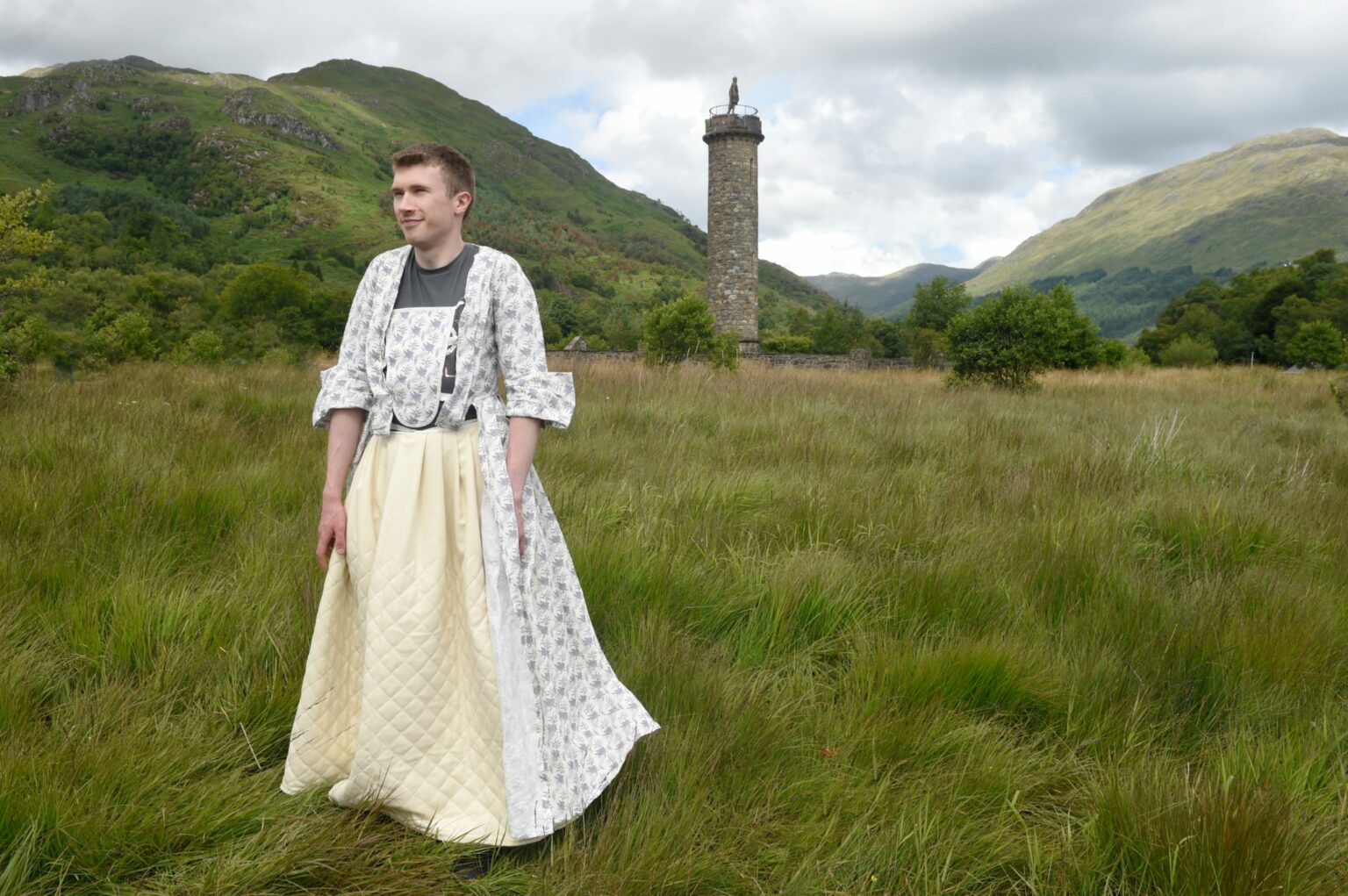 Bonnie Prince Charlie's Betty Burke disguise recreated in detail