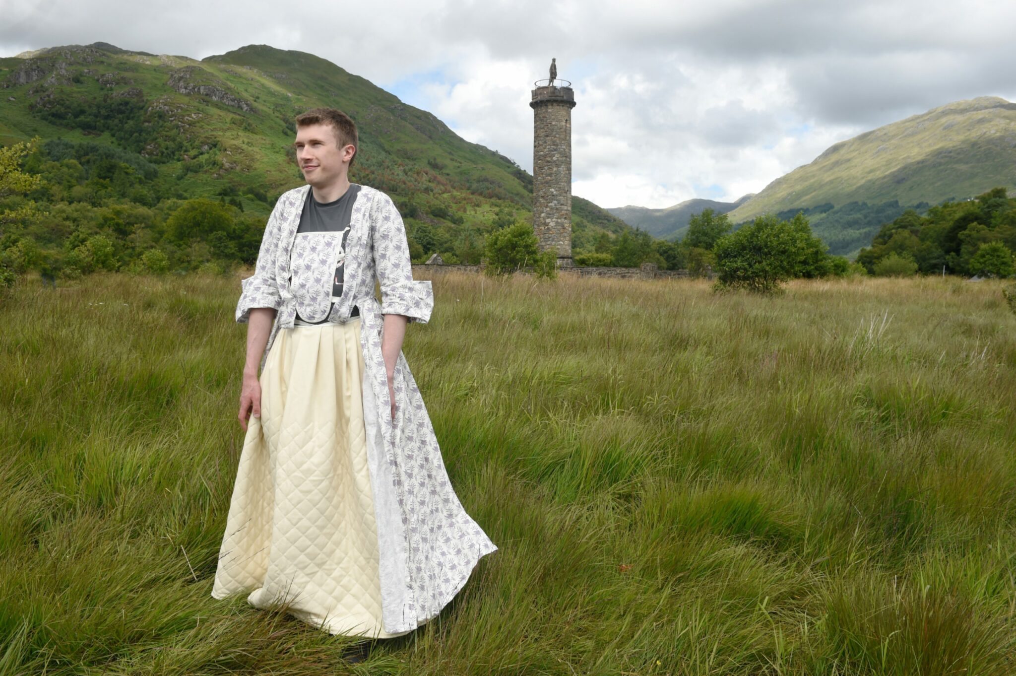 Bonnie Prince Charlie's Betty Burke disguise recreated in detail