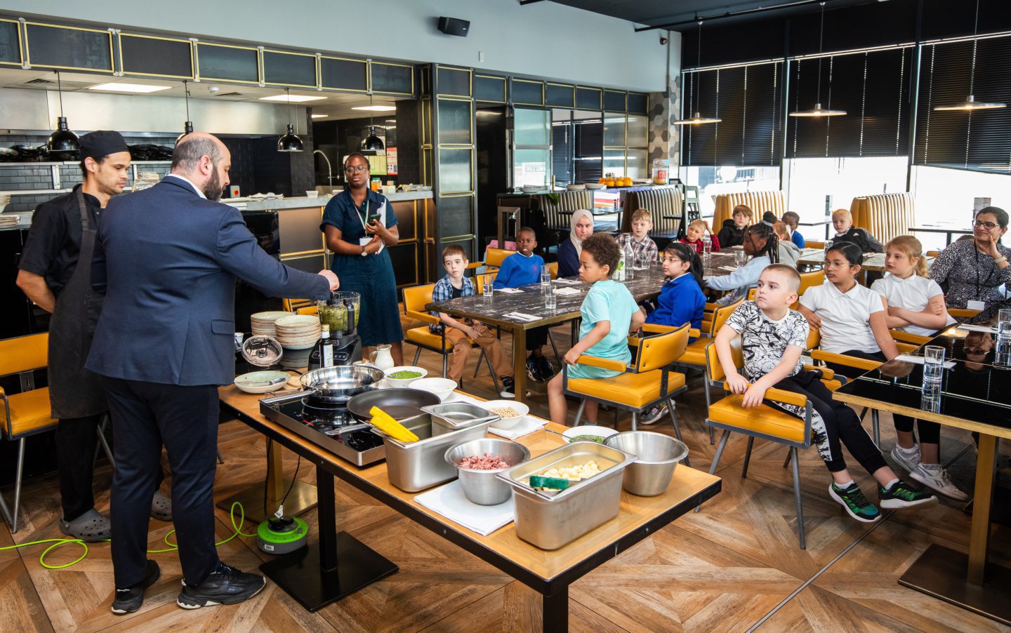 Aberdeen school pupils create signature dish at Tony Macaroni