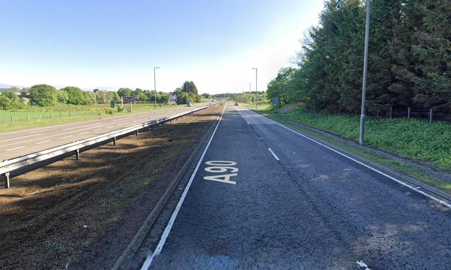 A90 carriageway reopens at Fordoun following three-vehicle crash