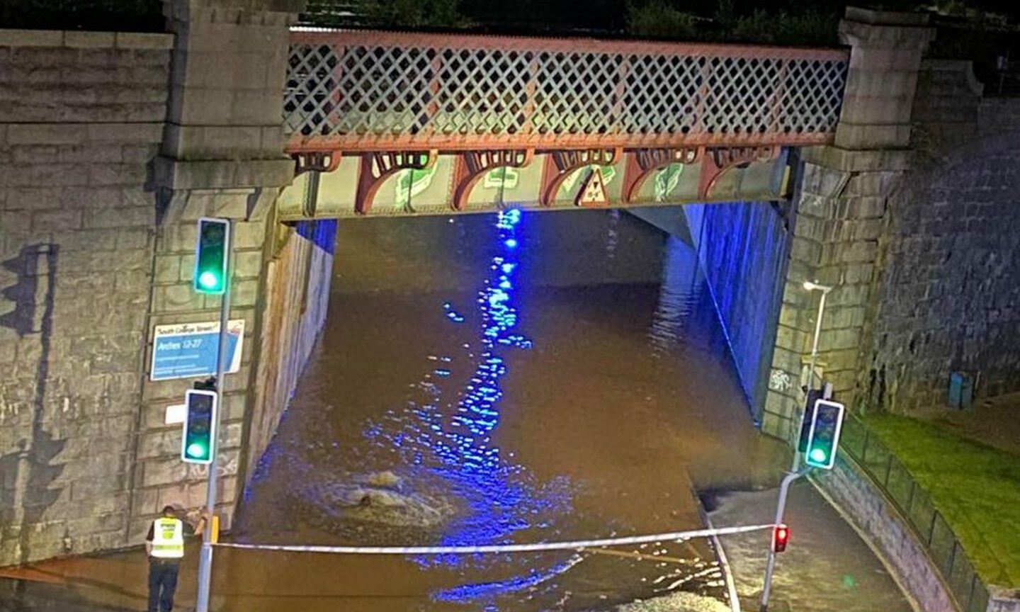 Weather warning issued after flooding in Aberdeen and north-east