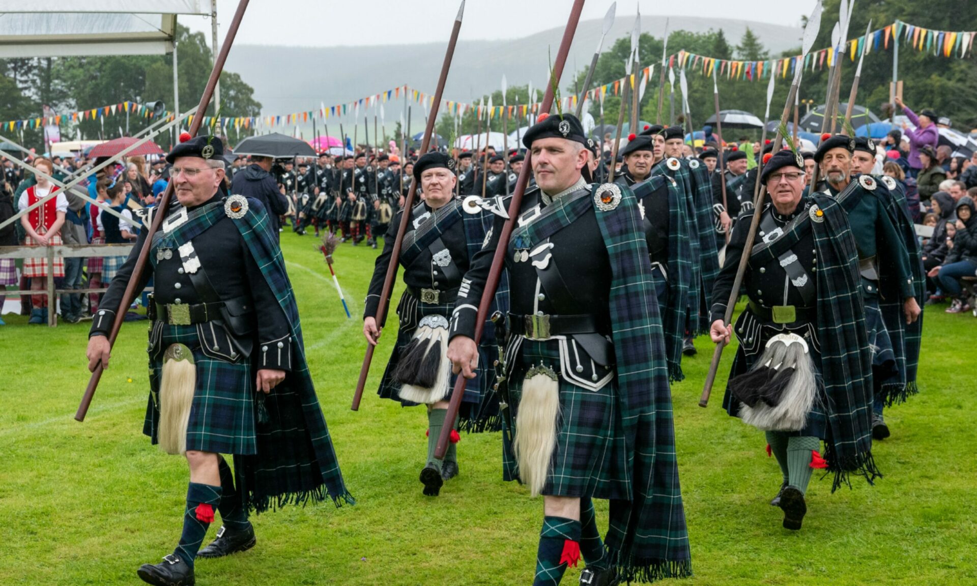 King Charles makes appearance at Lonach Highland Games
