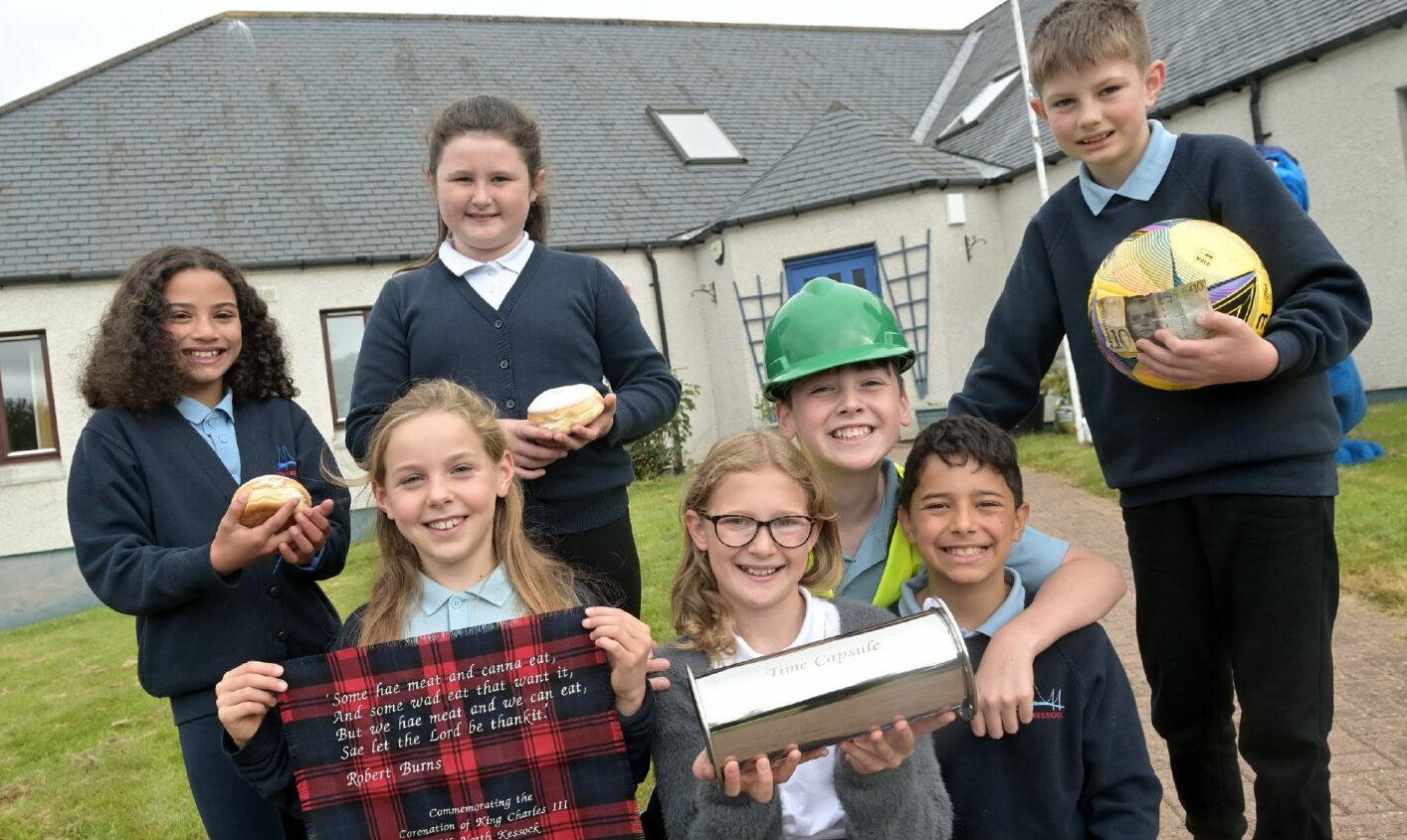 North Kessock pupils start 50-year countdown on capsule project