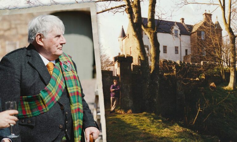 Son's tribute to Ian McMillan, former owner of Inverbervie Castle