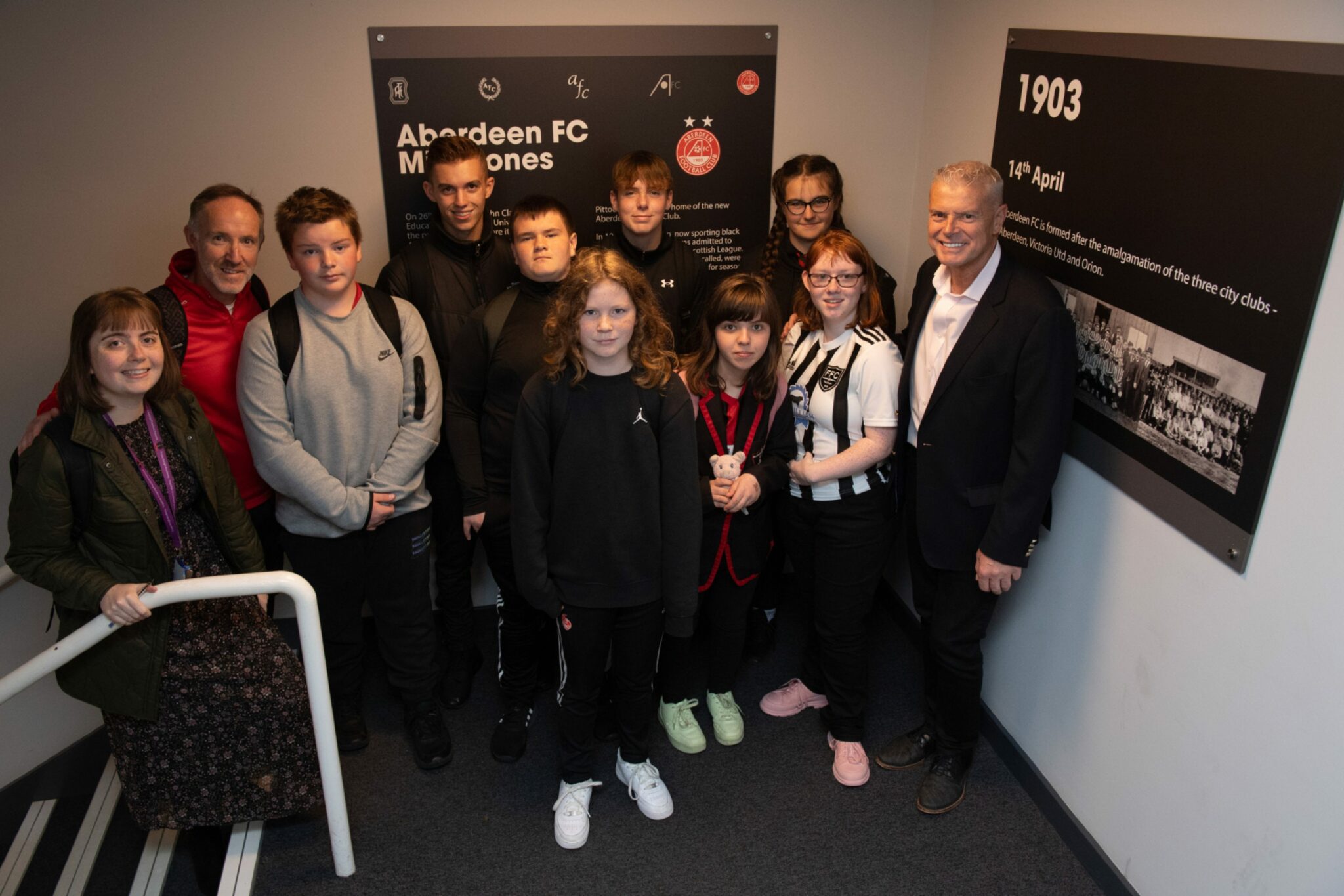 Fraserburgh Academy pupils get Pittodrie VIP treatment