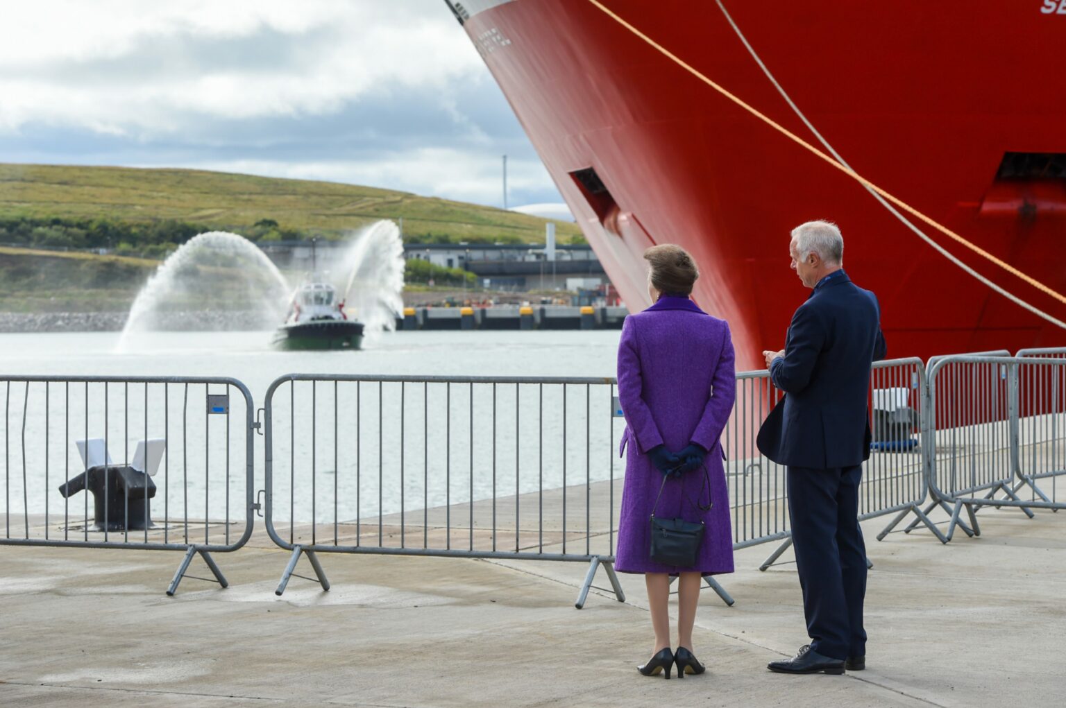 Princess Anne officially opens new £420m Aberdeen South Harbour