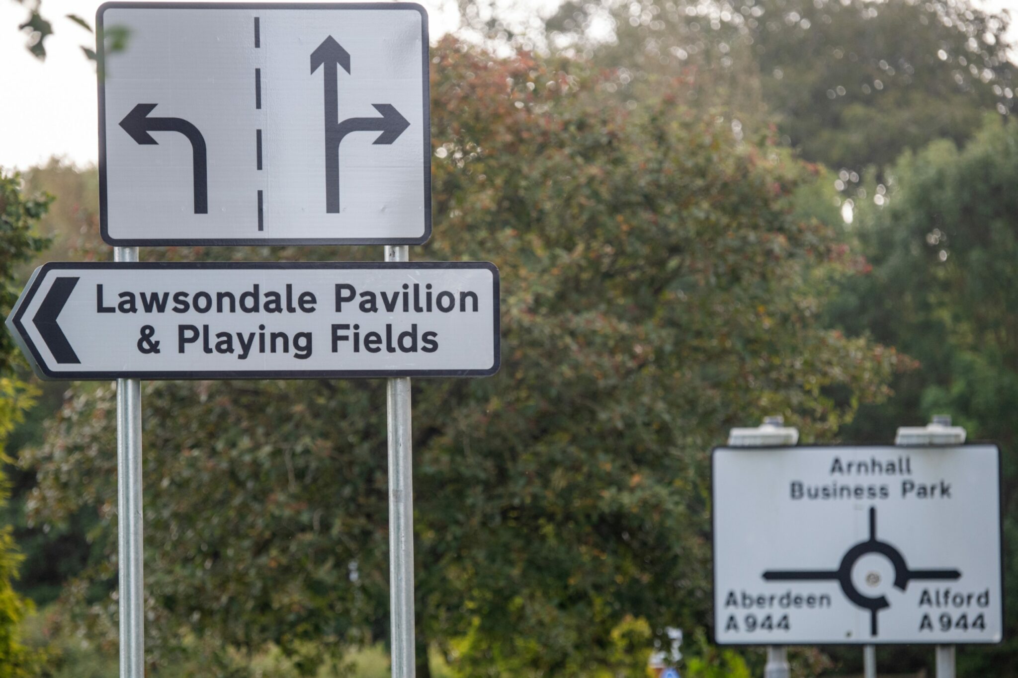 New signs installed at Westhill roundabout following confusion