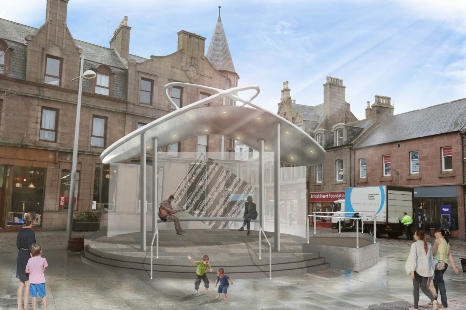 Peterhead Drummers Corner bandstand project nears completion