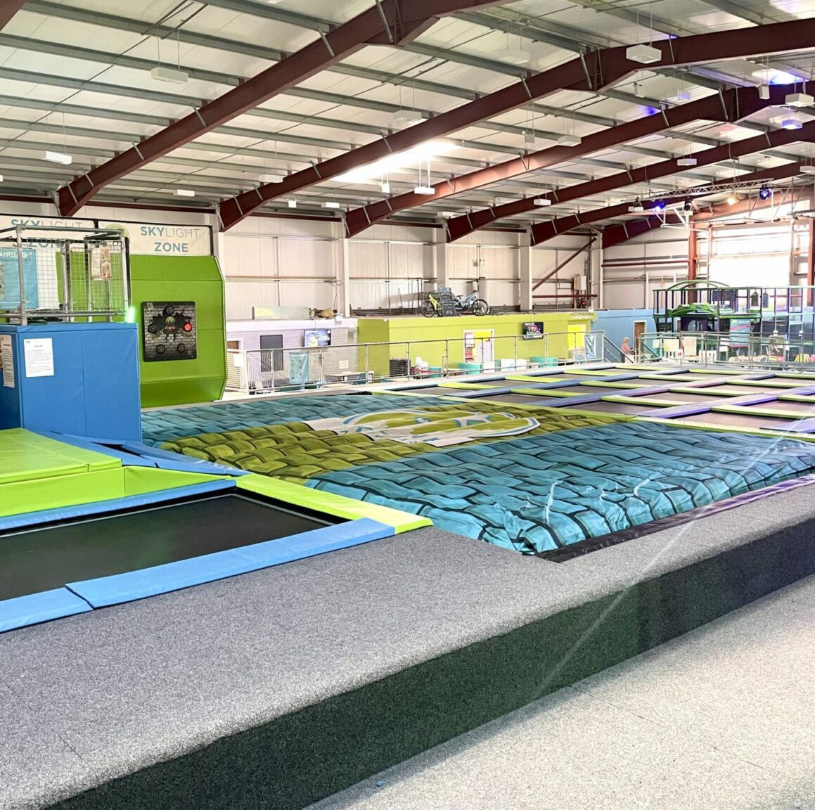 Brand new features at Skyline Trampoline Park are raising the roof