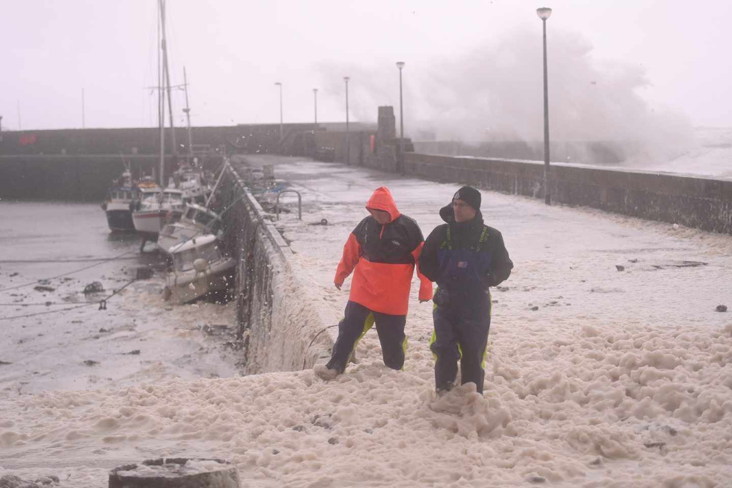 £16m Stonehaven flood defences help town battle Storm Babet