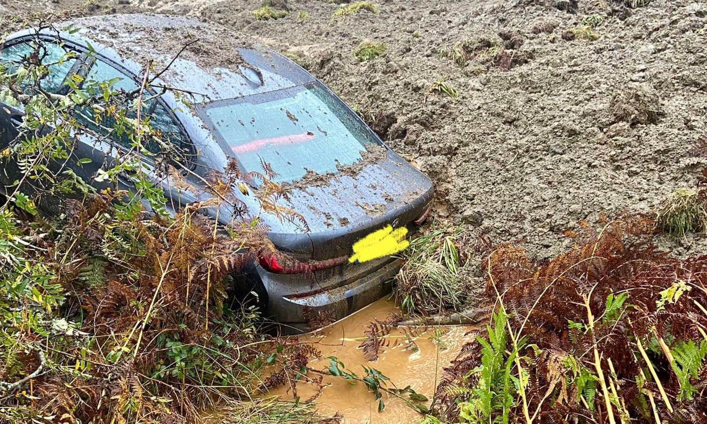 Landslide closes A816 Oban to Lochgilphead road