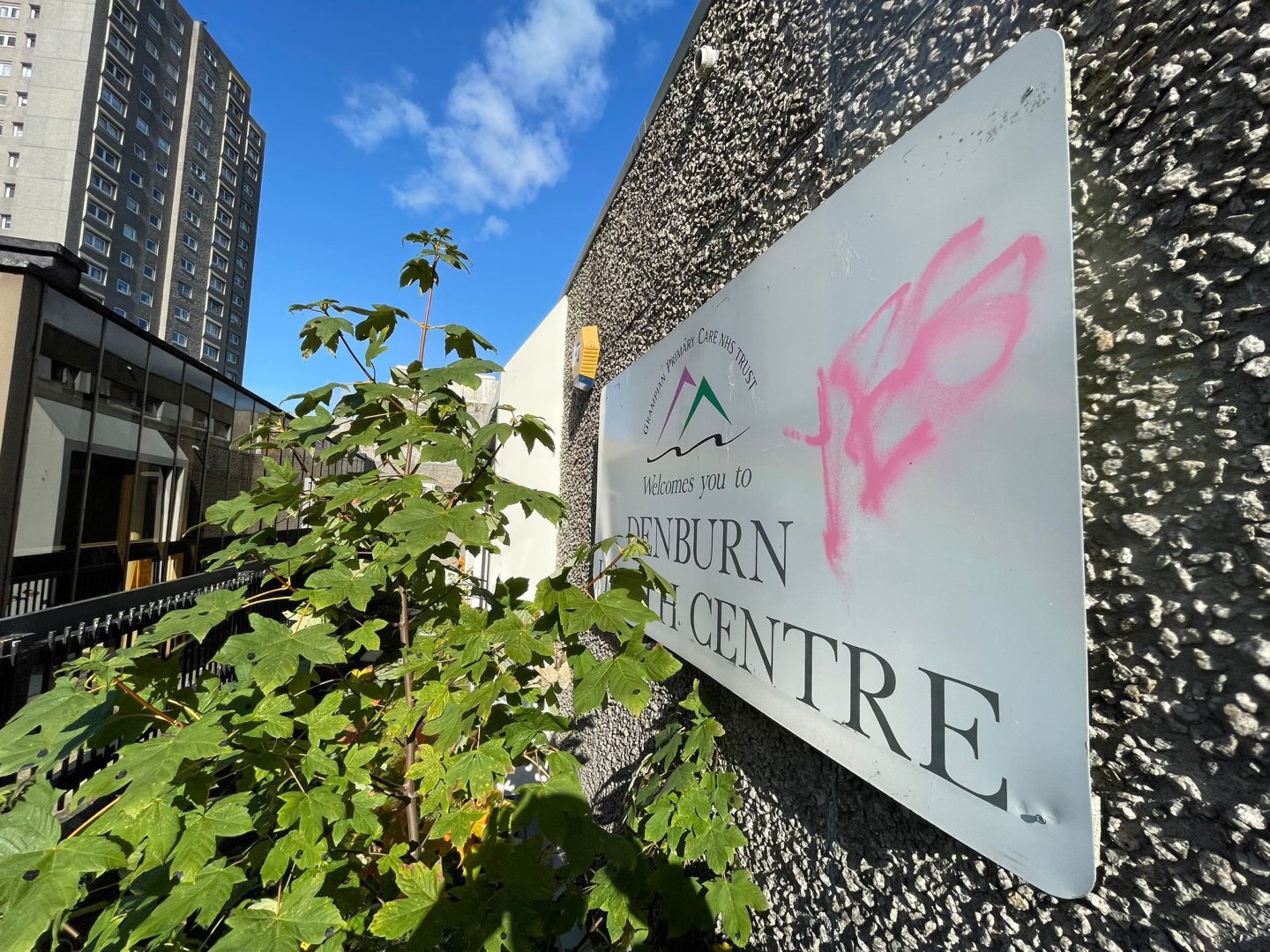 RAAC: Empty Aberdeen council housing carved open in the search
