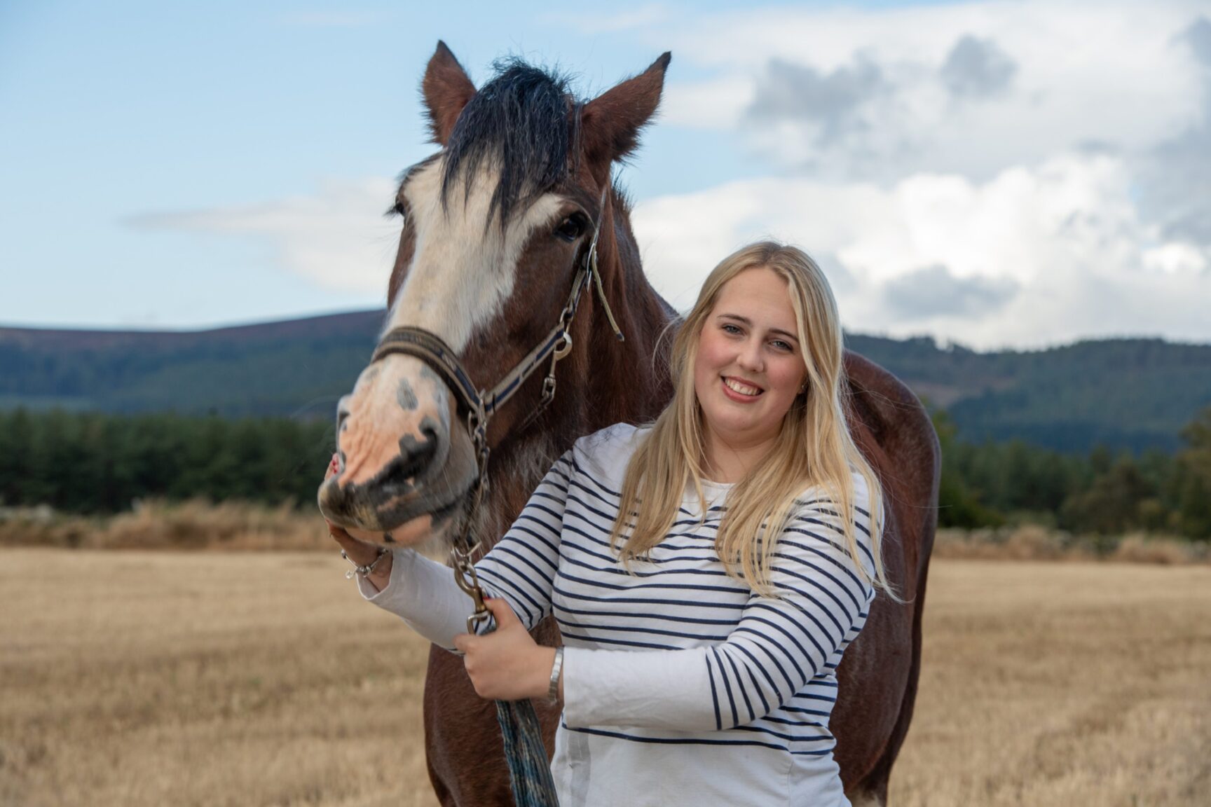 Banchory young farmer aims to preserve the Clydesdale horse breed - Press and Journal