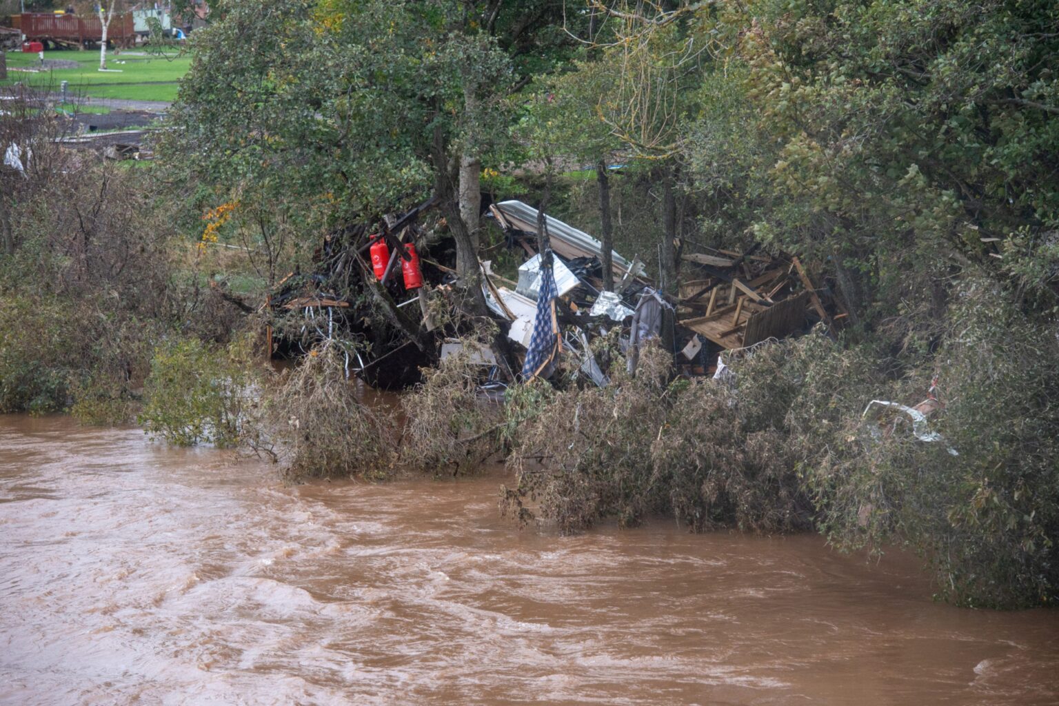 Dovecot Caravan Park owners devastated by Storm Babet damage