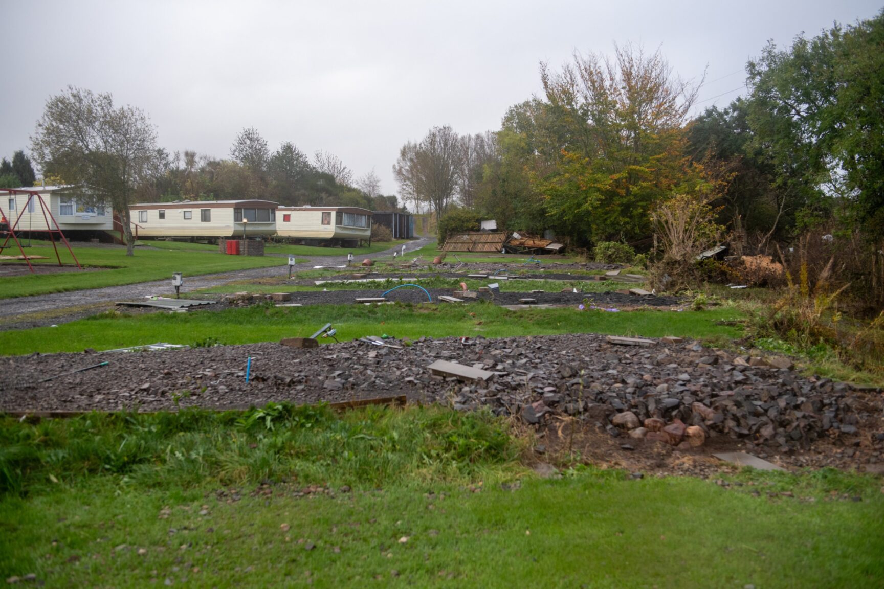 Dovecot Caravan Park owners devastated by Storm Babet damage
