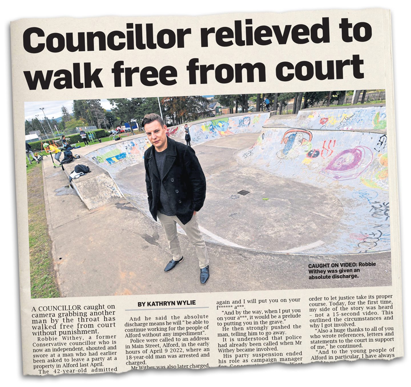 Robbie Withey: 'I went through hell but now I've never been better'