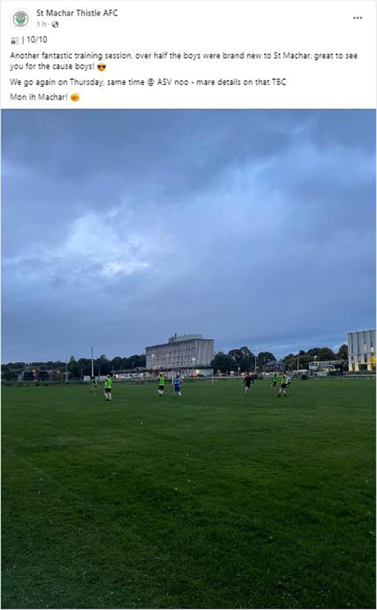 St Machar Thistle gain support from new players after 51-0 defeat