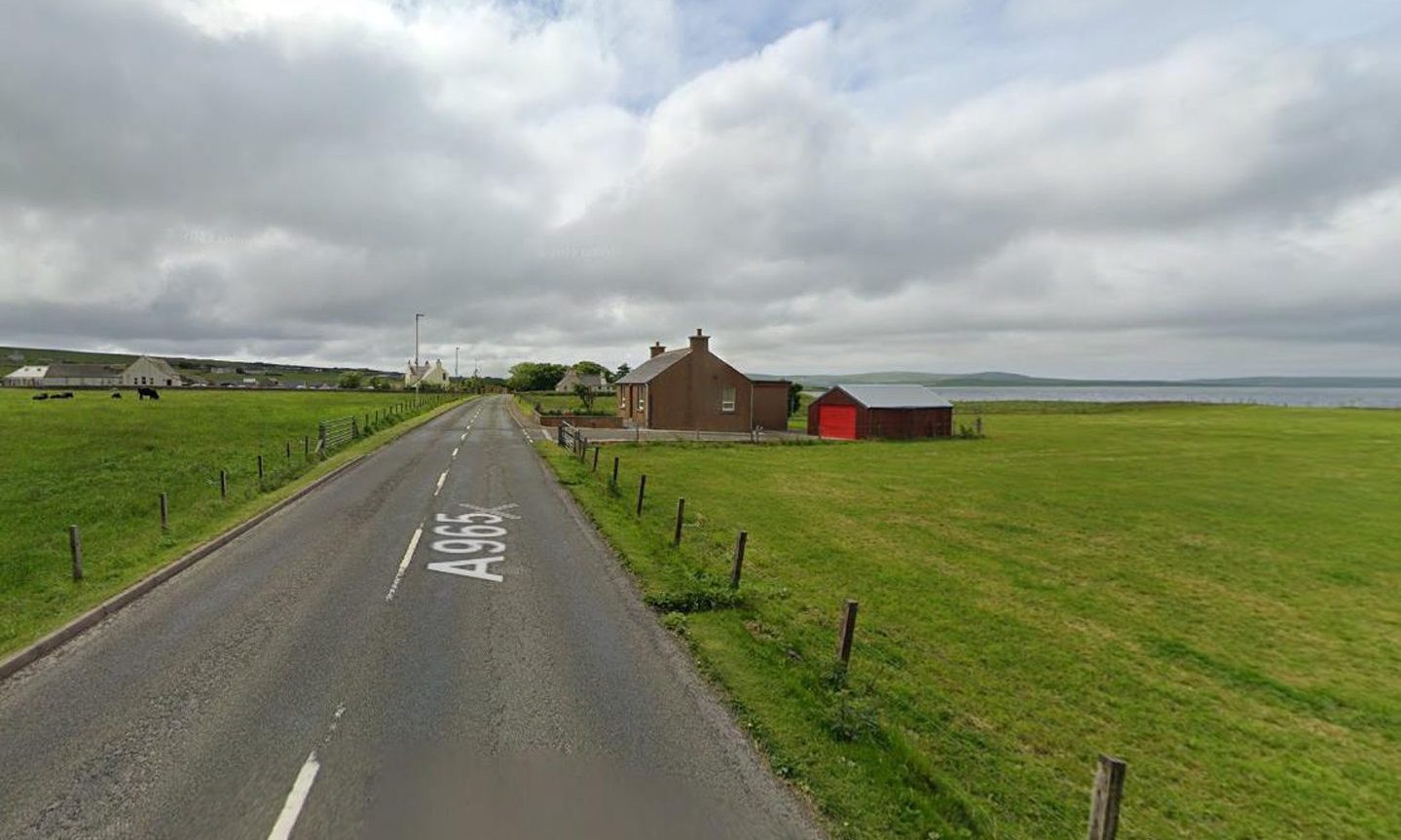 Police appeal as two men taken to hospital after Orkney crash