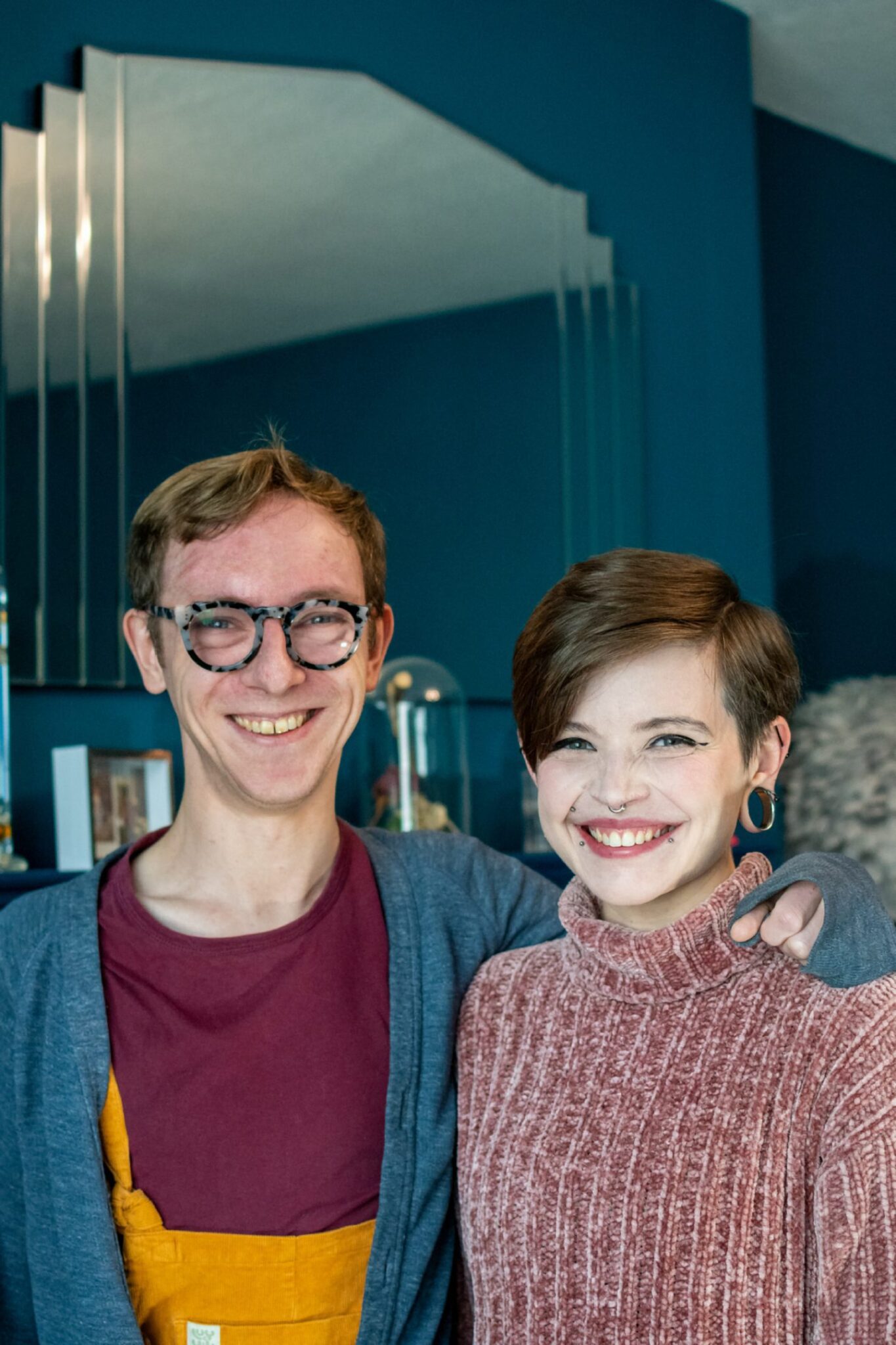 Danny and Sophia's colourful Aberdeen home renovation
