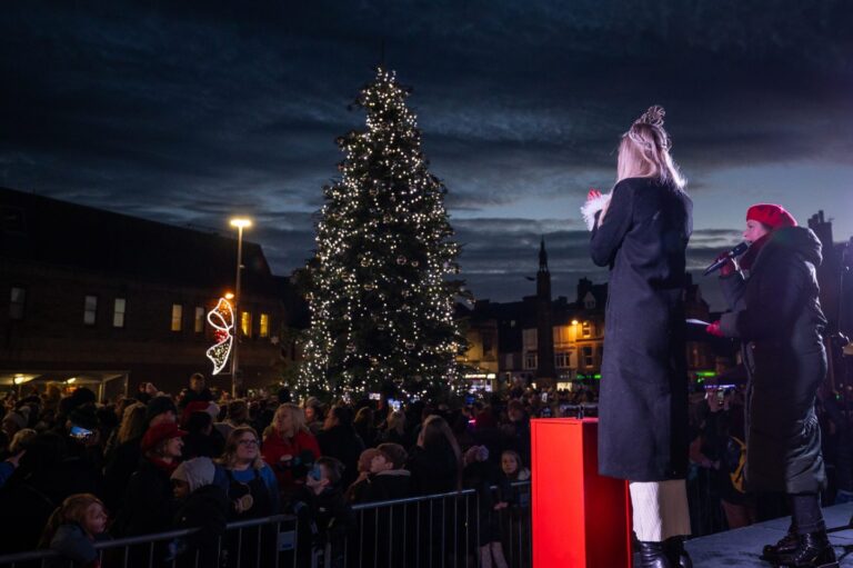 Christmas lights in Inverness now on
