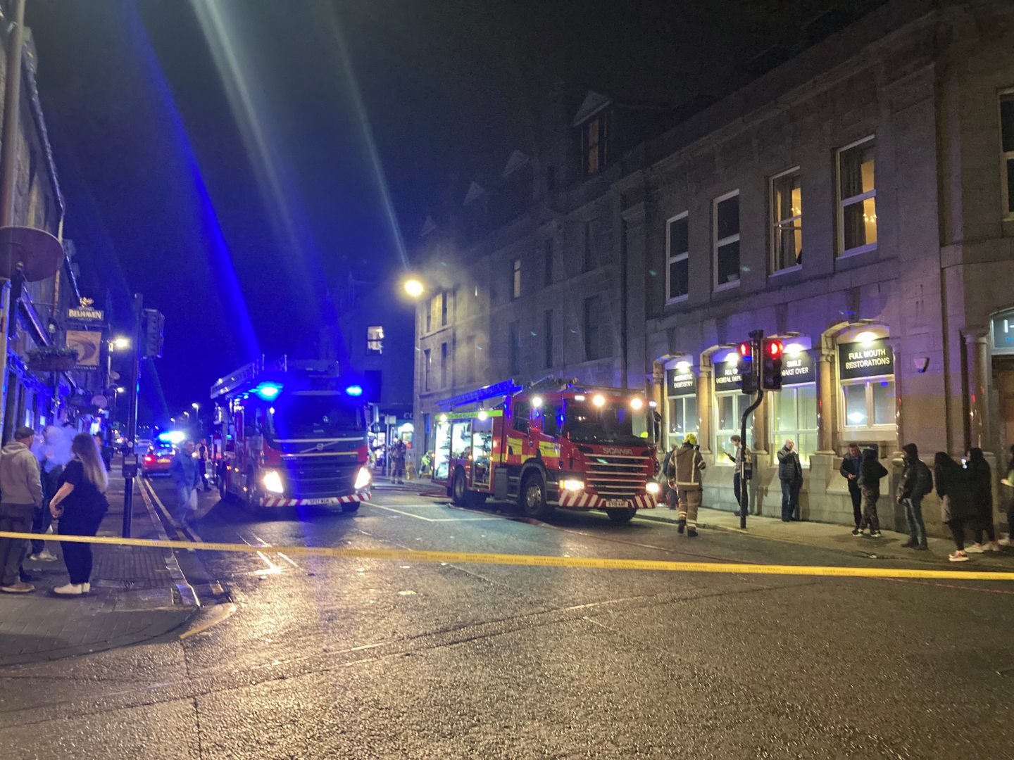 Aberdeen homes evacuated after fire in George Street homes
