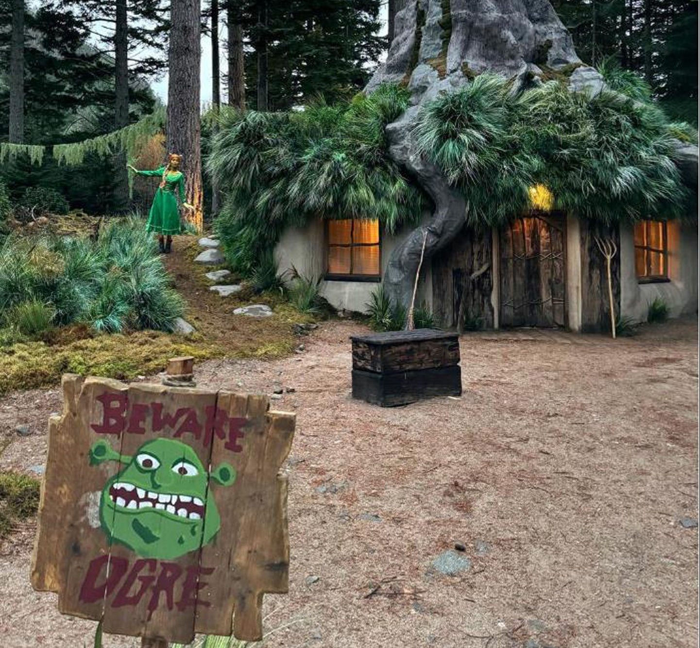 Rita Ora swaps five-star hotel for Shrek house Airbnb in Highlands