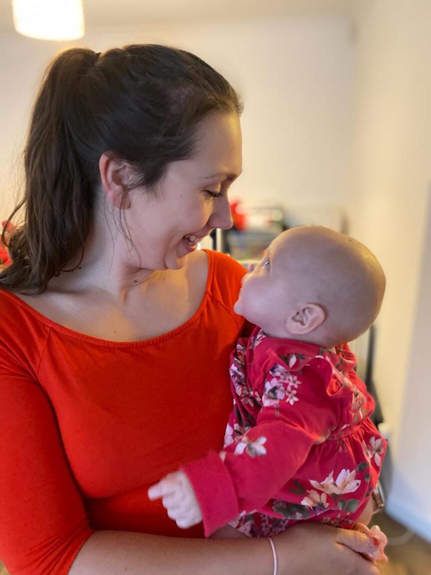 Wee Ava excited for first Christmas after battling deadly chicken pox ...