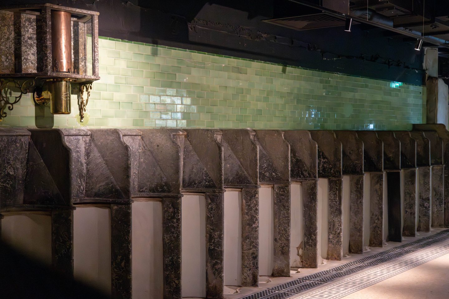 Inside Victorian toilets in Union Terrace Gardens