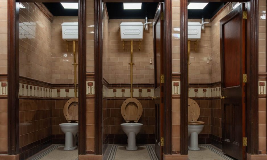 Inside Victorian toilets in Union Terrace Gardens