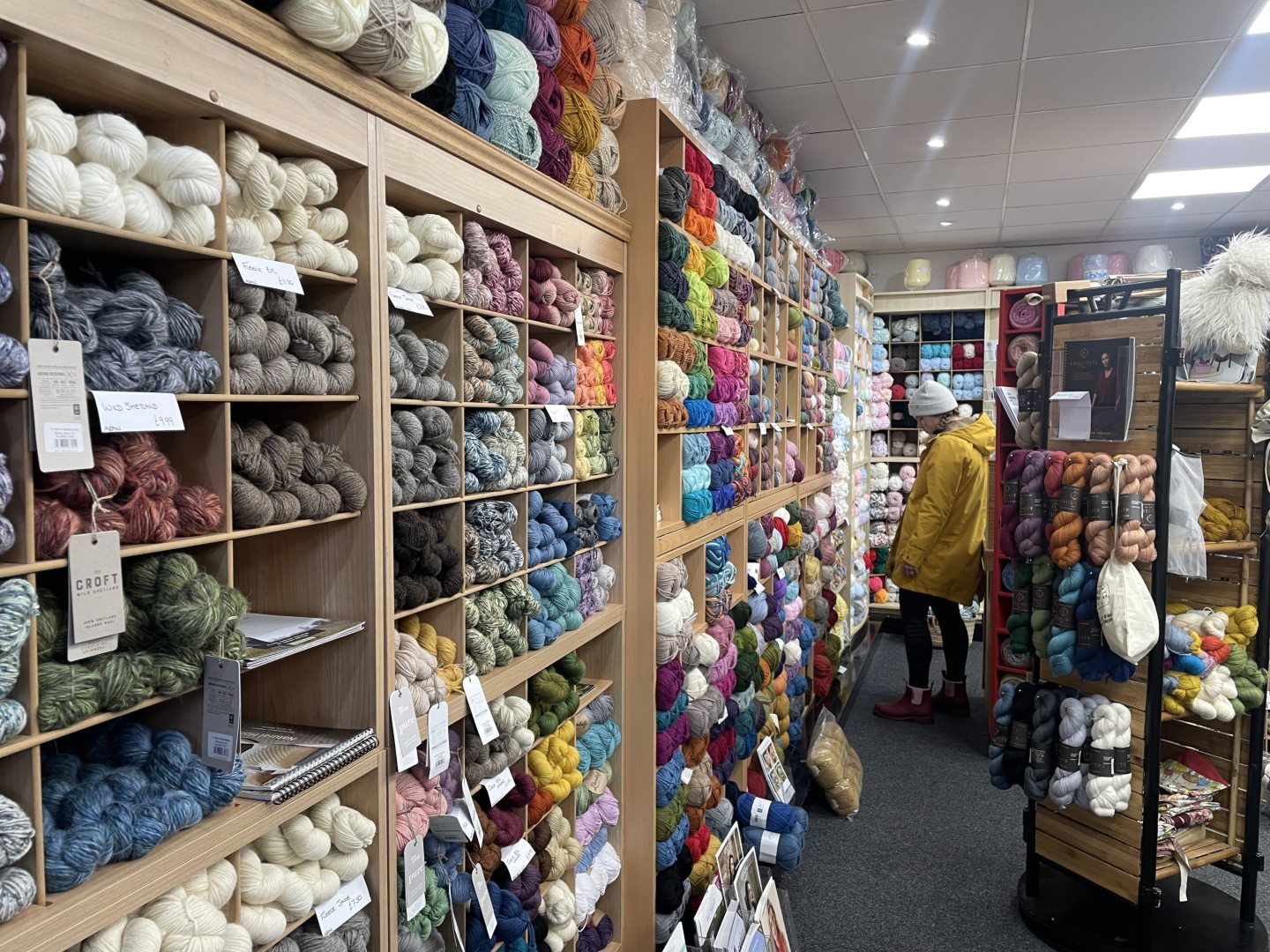 Aberdeen wool shop owners on how knitting is fashionable again