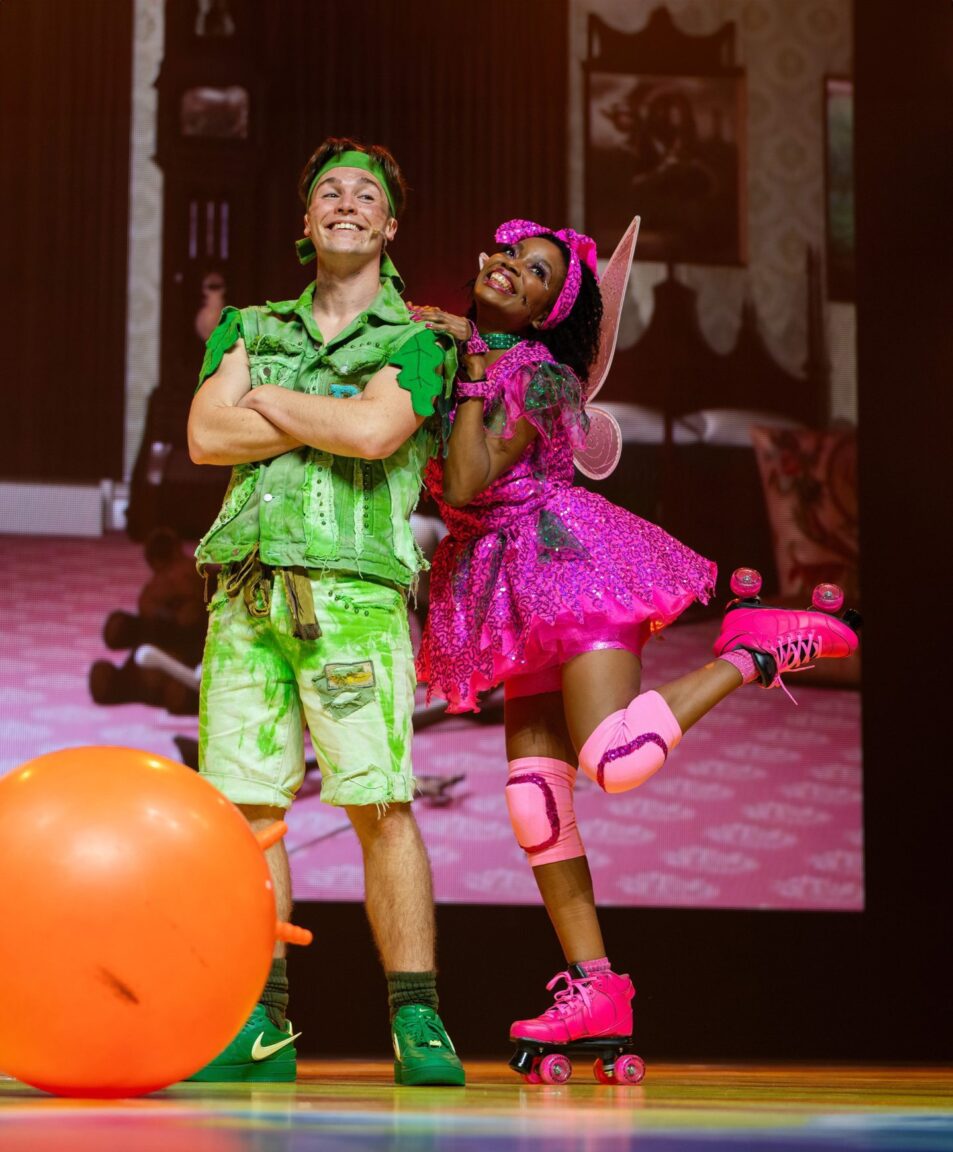 Jordan Conway from Peter Pan loves P&J Live and Aberdeen snow