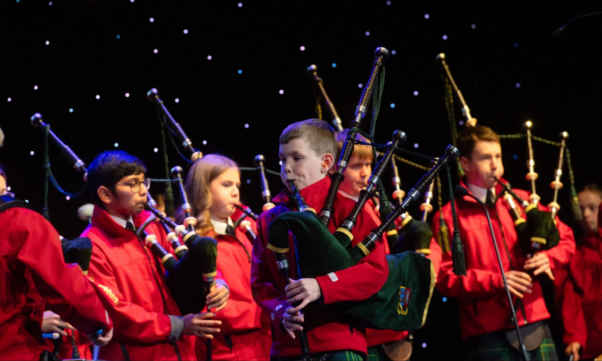 WATCH: RGC Pipe Band at P&J/EE Christmas concert 2023