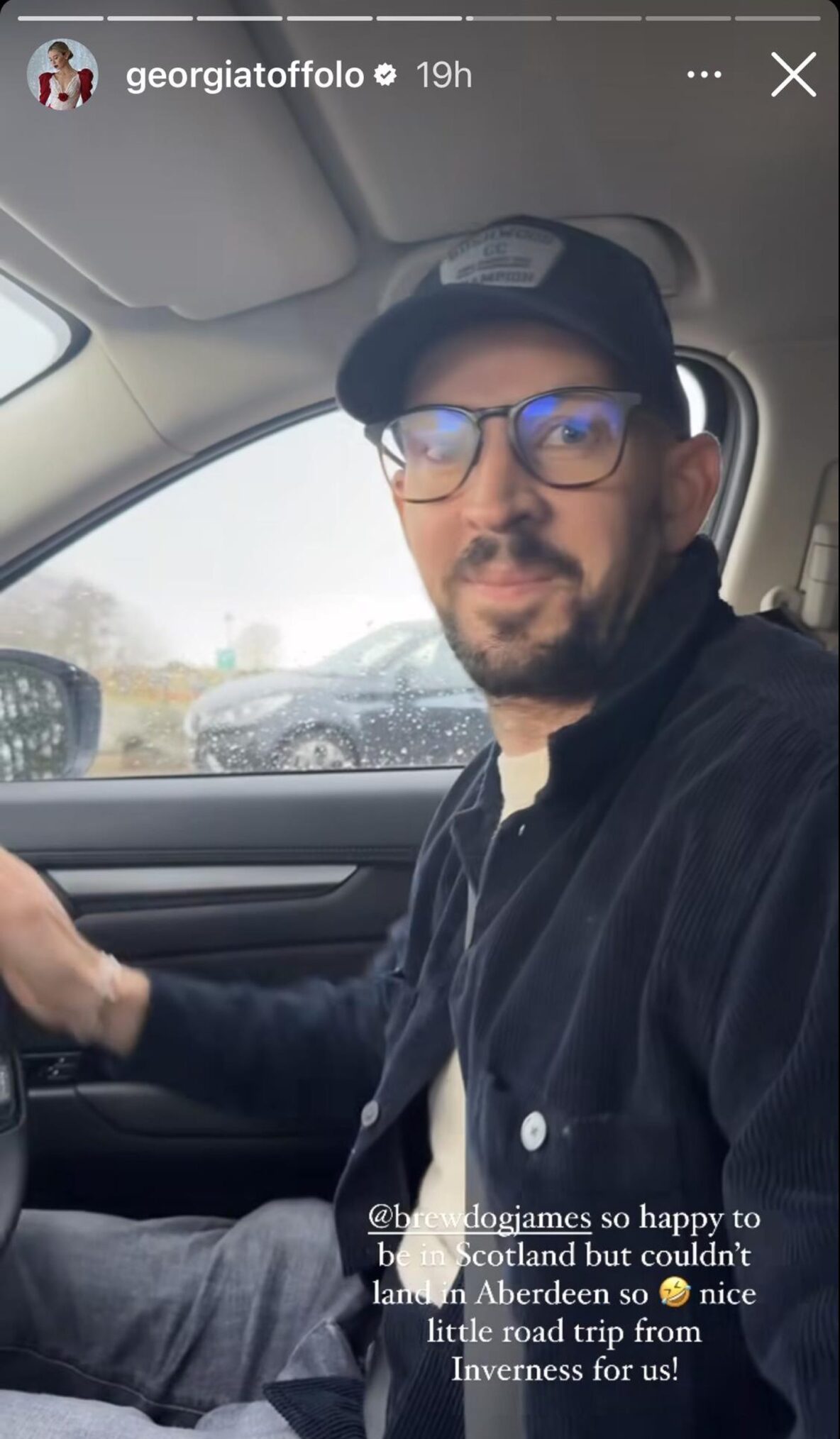 BrewDog's James Watt in Christmas getaway with Georgia Toffolo