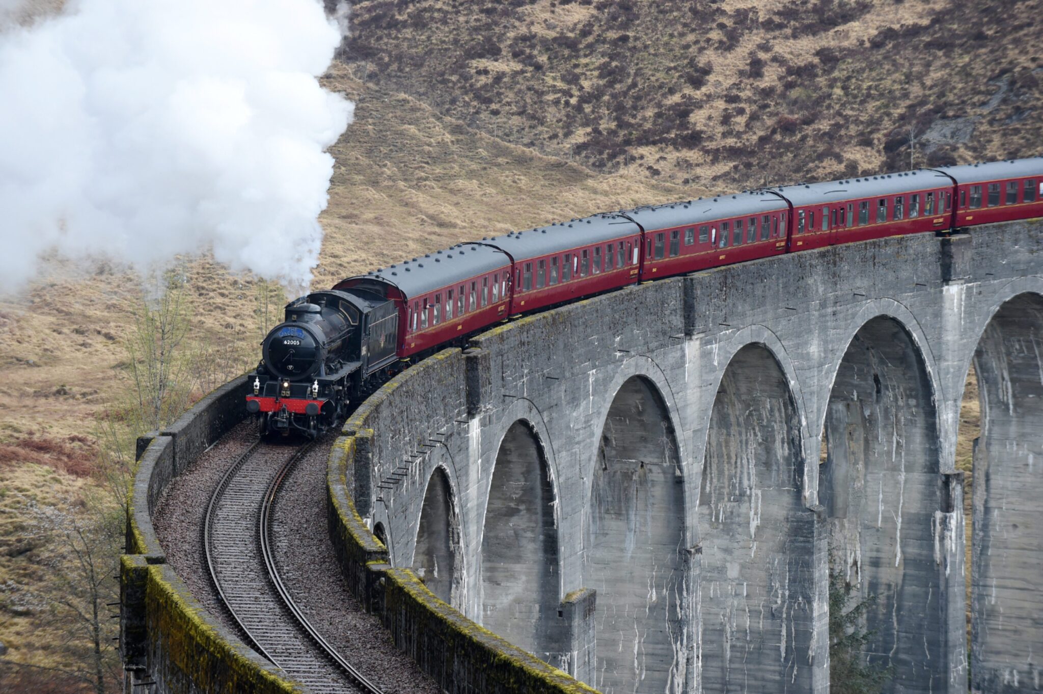 Glenfinnan Viaduct known for Harry Potter train is top movie spot