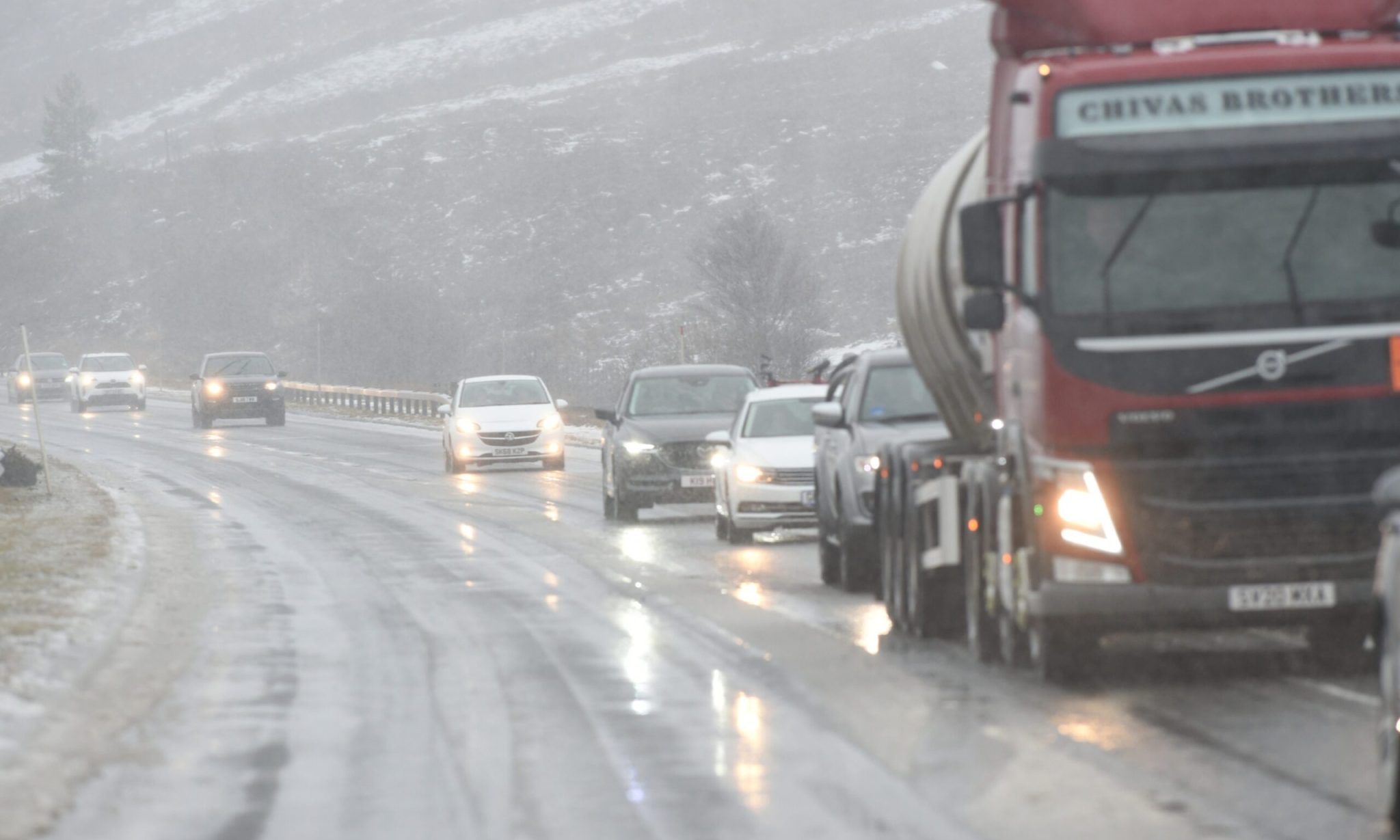 A9 reopens after drivers stranded in Storm Gerrit snow blizzard for ...