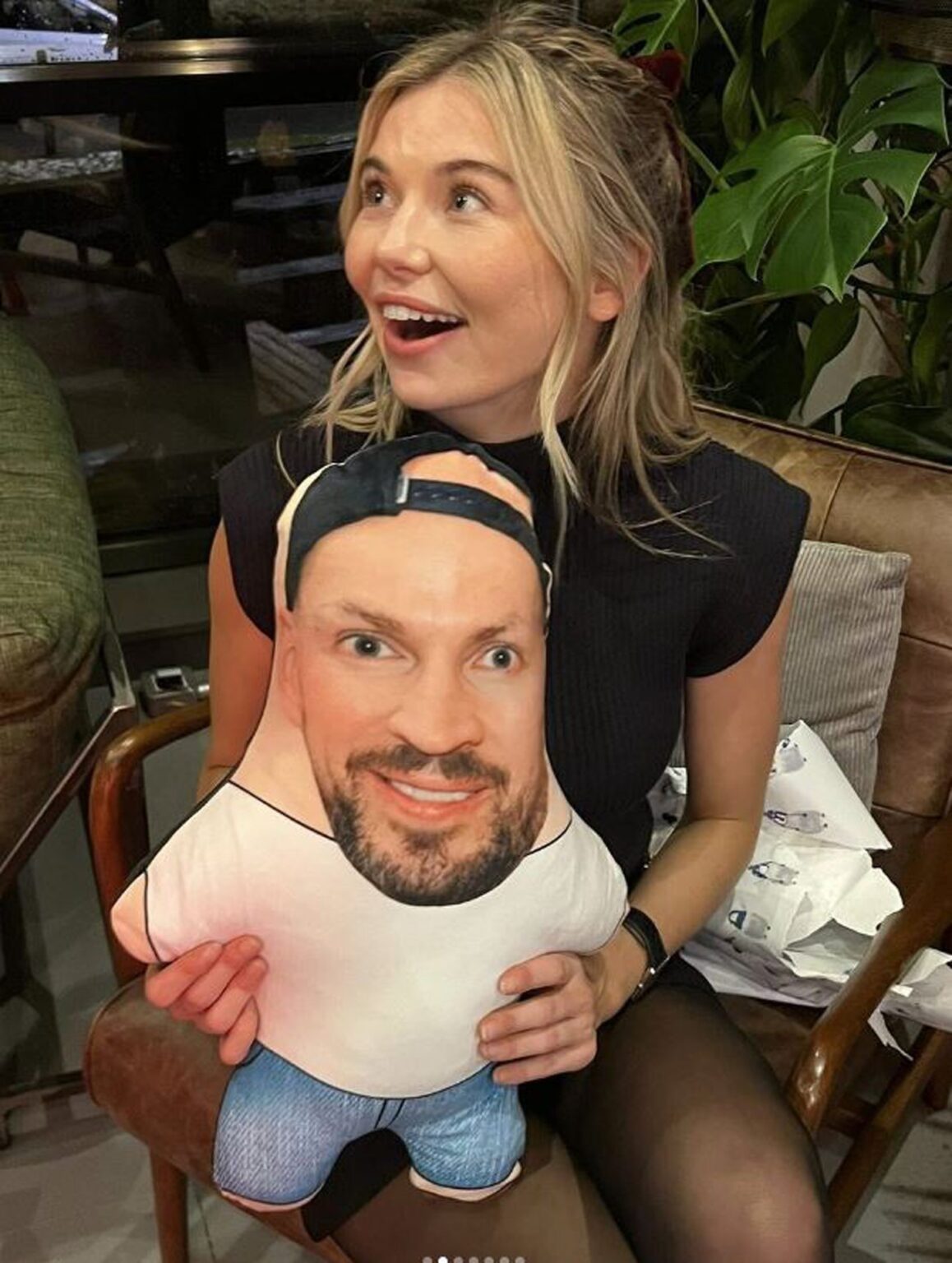 BrewDog's James Watt in Christmas pics with Georgia Toffolo