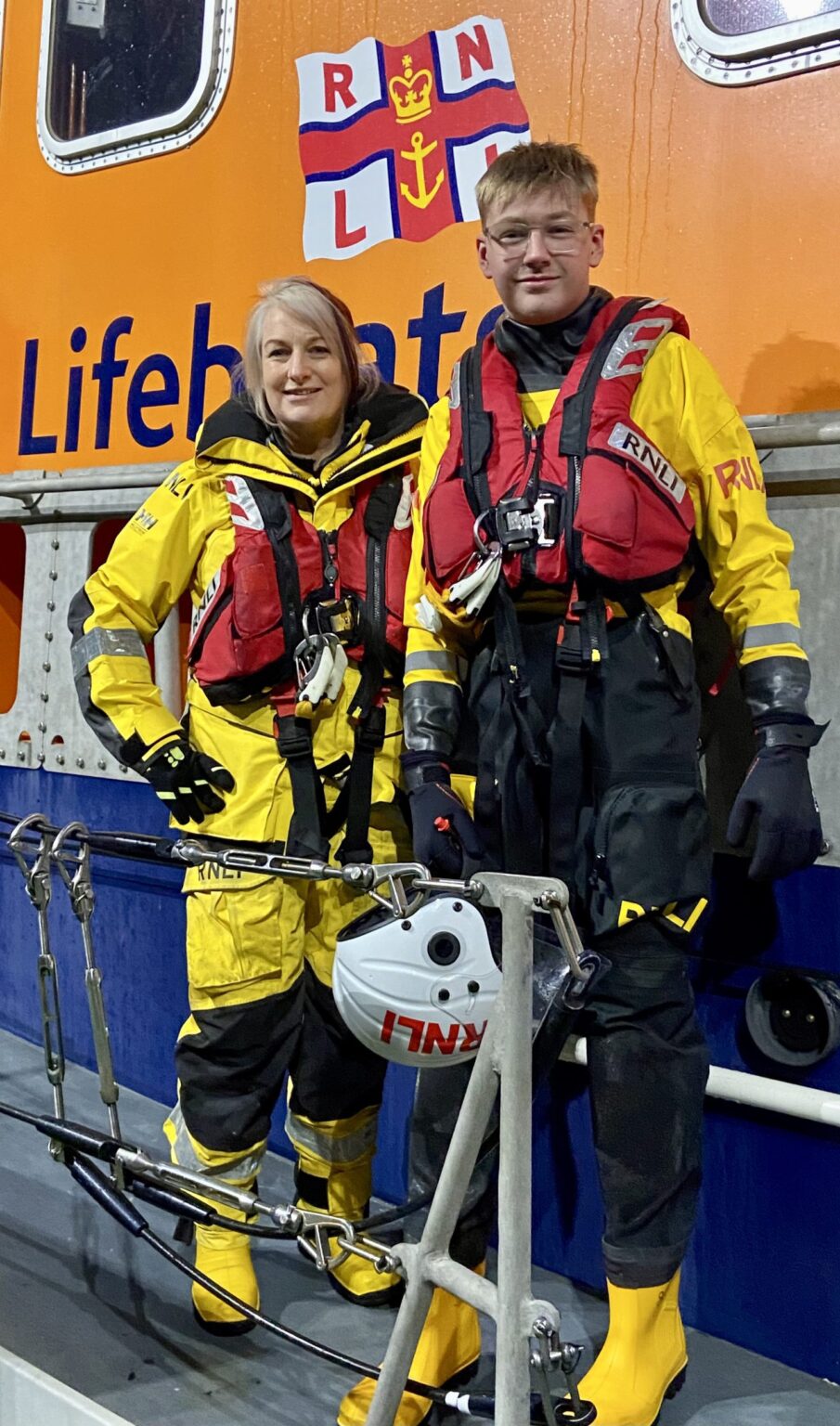 Families unite as part of Buckie RNLI crew this Christmas