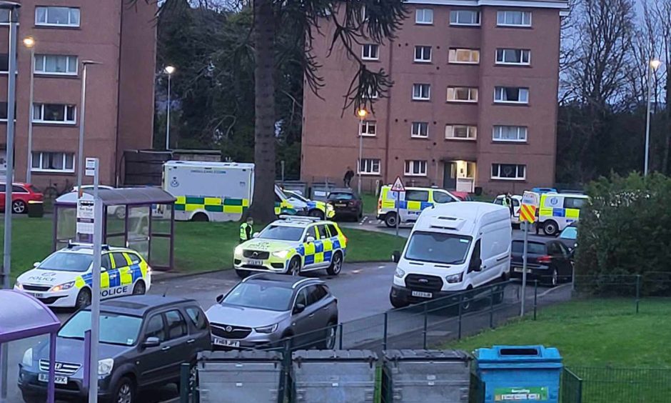 Man charged while another in hospital after Inverness disturbance