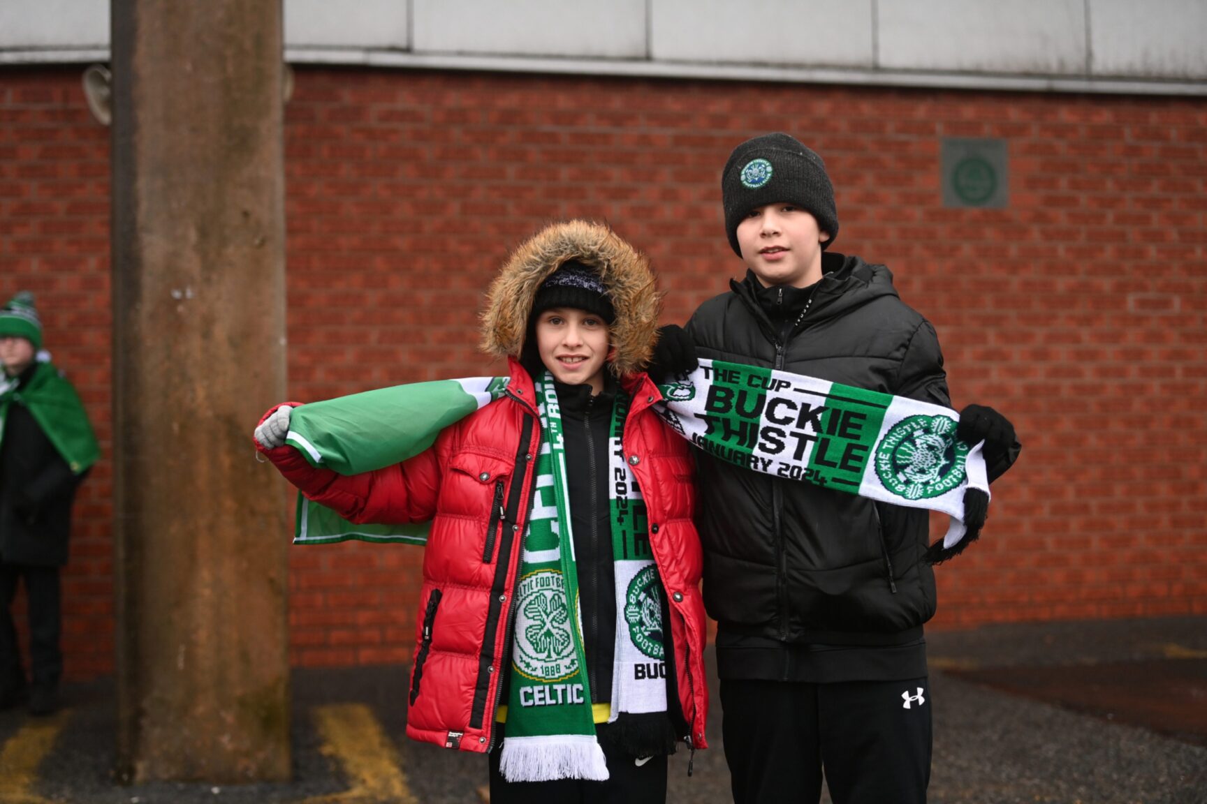 Gallery: Buckie Thistle fans soak up Celtic Park atmosphere