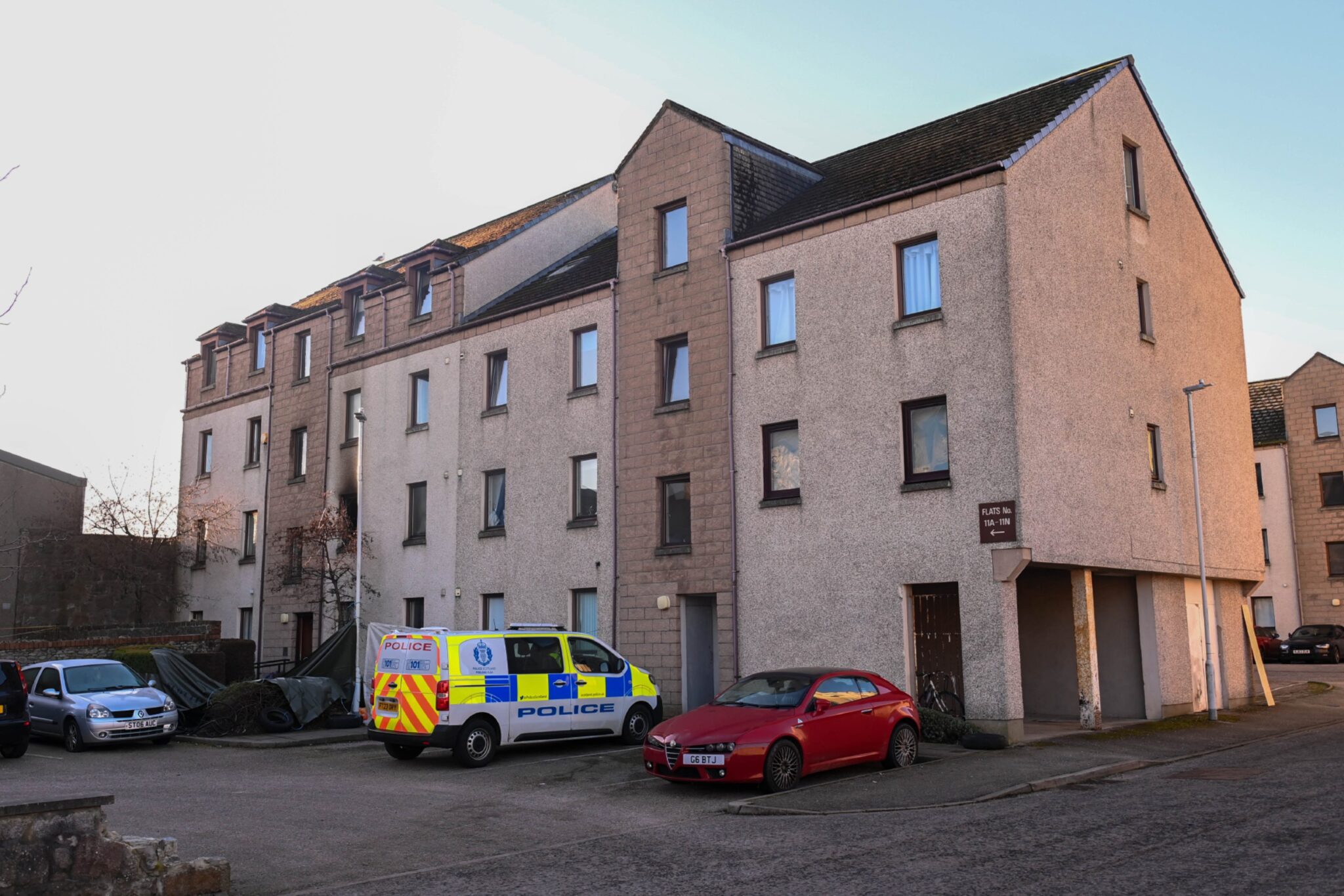 Aberdeen flat fire: Two women die and baby taken to hospital