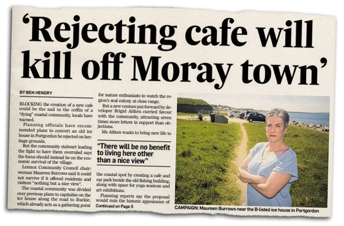 Gollachy Ice House earmarked for cafe transformation is up for sale