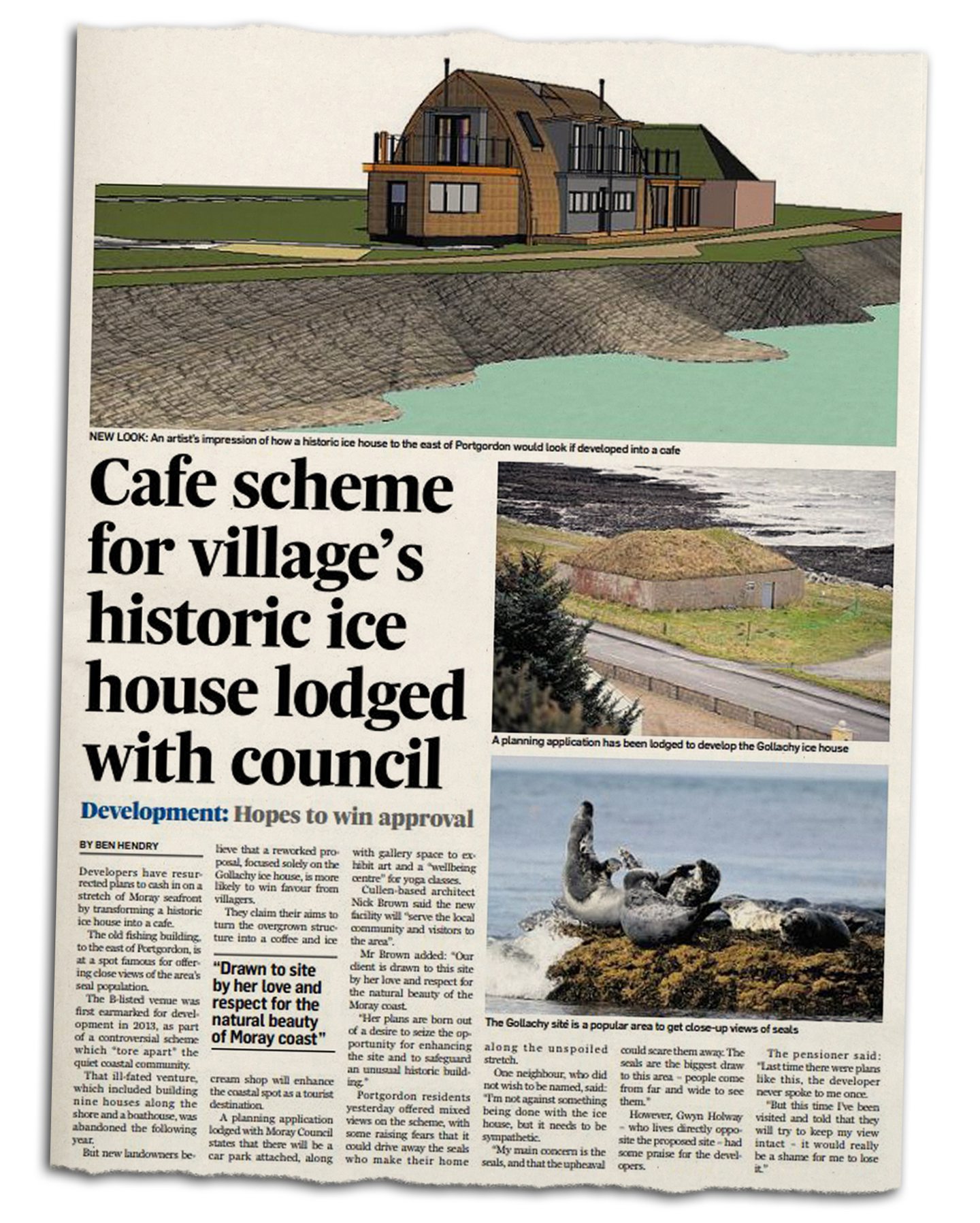 Gollachy Ice House earmarked for cafe transformation is up for sale