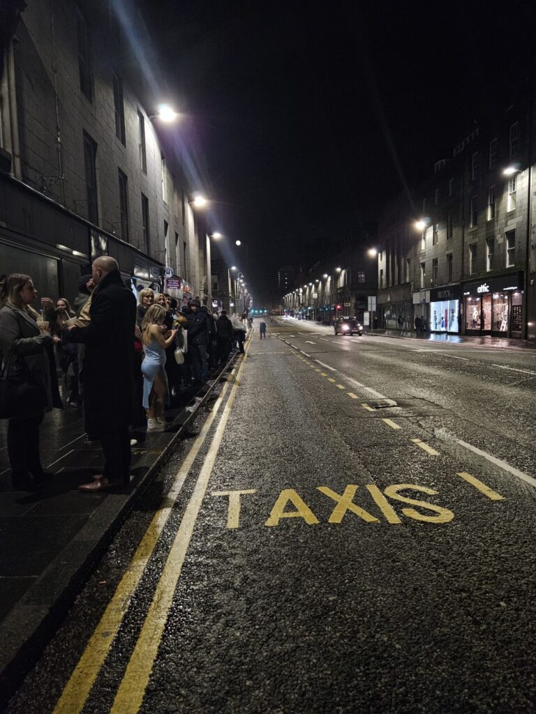 How many potential drivers are failing Aberdeen taxi knowledge test?