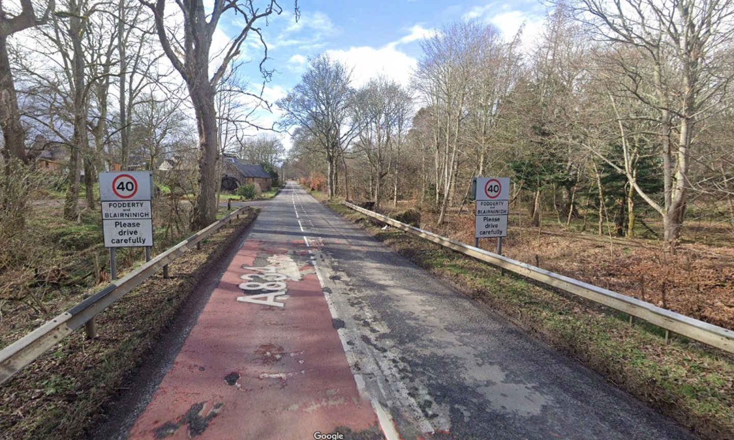 Driver arrested and motorist seriously injured in A834 crash