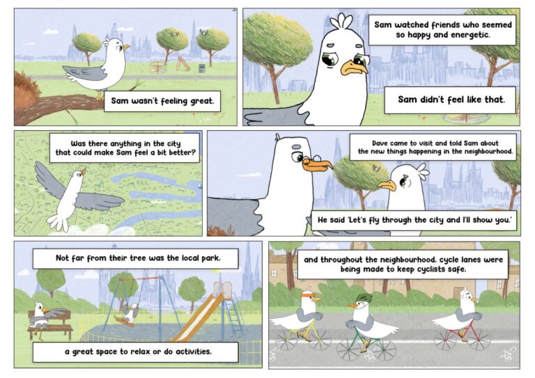 Aberdeen cartoon seagulls deployed to promote city