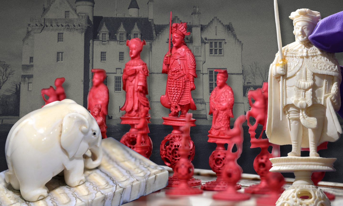Historic ivory with tales to tell on display at Brodie Castle