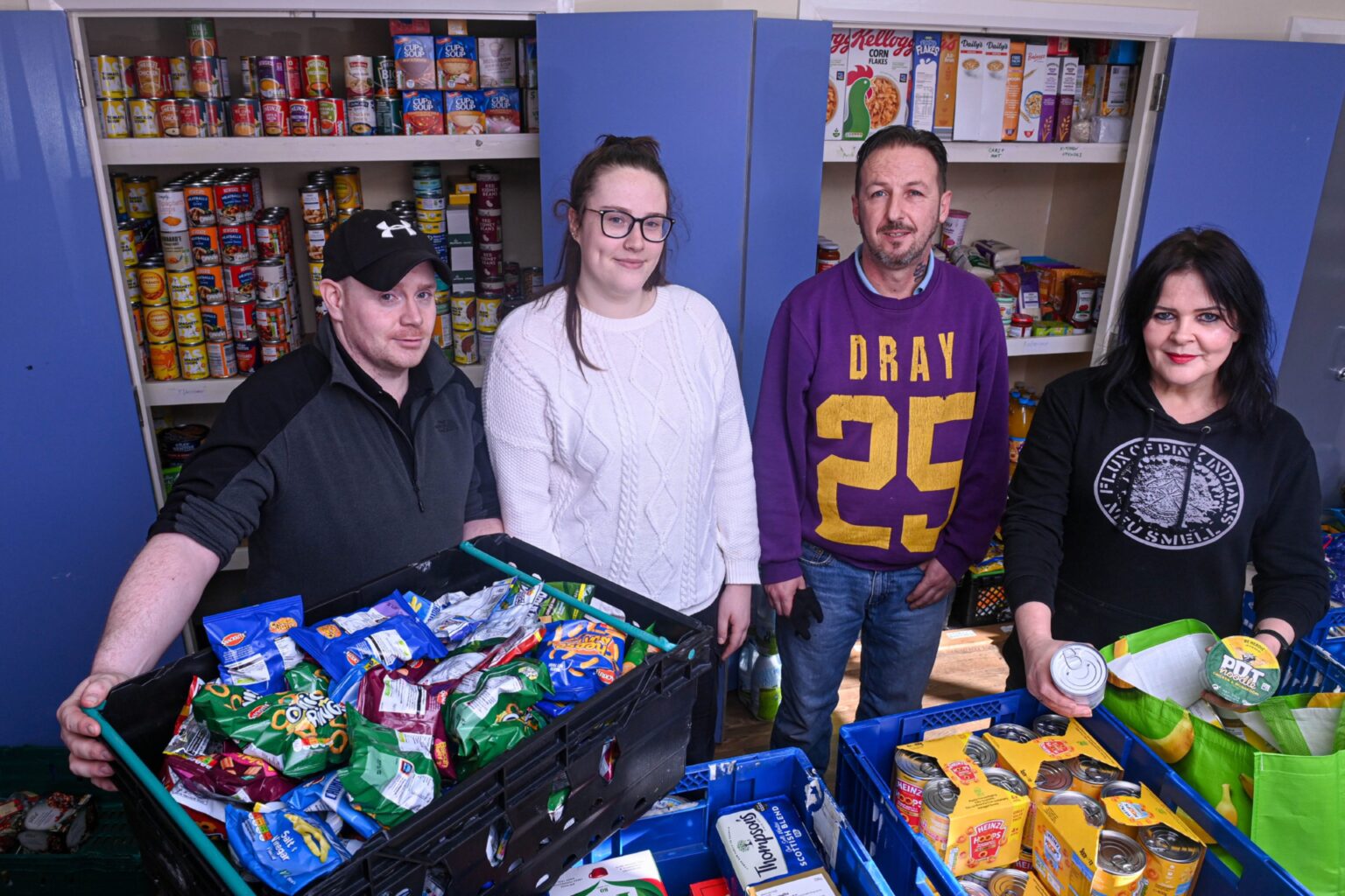 Tilly Community Flat 'overwhelmed' by foodbank donations