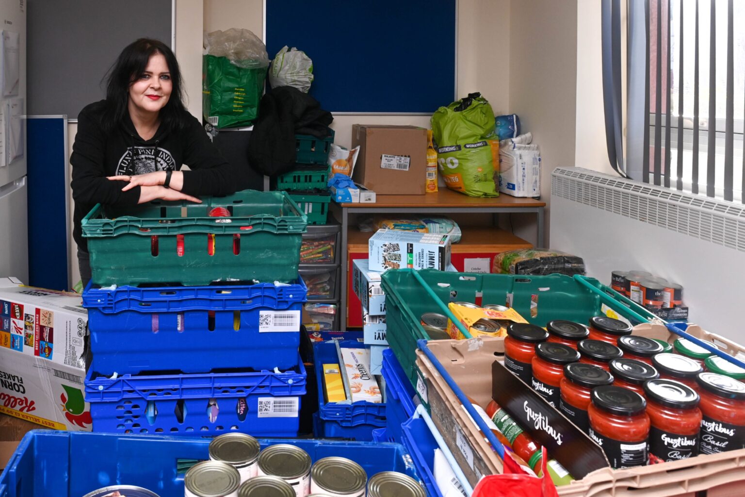 Tilly Community Flat 'overwhelmed' by foodbank donations