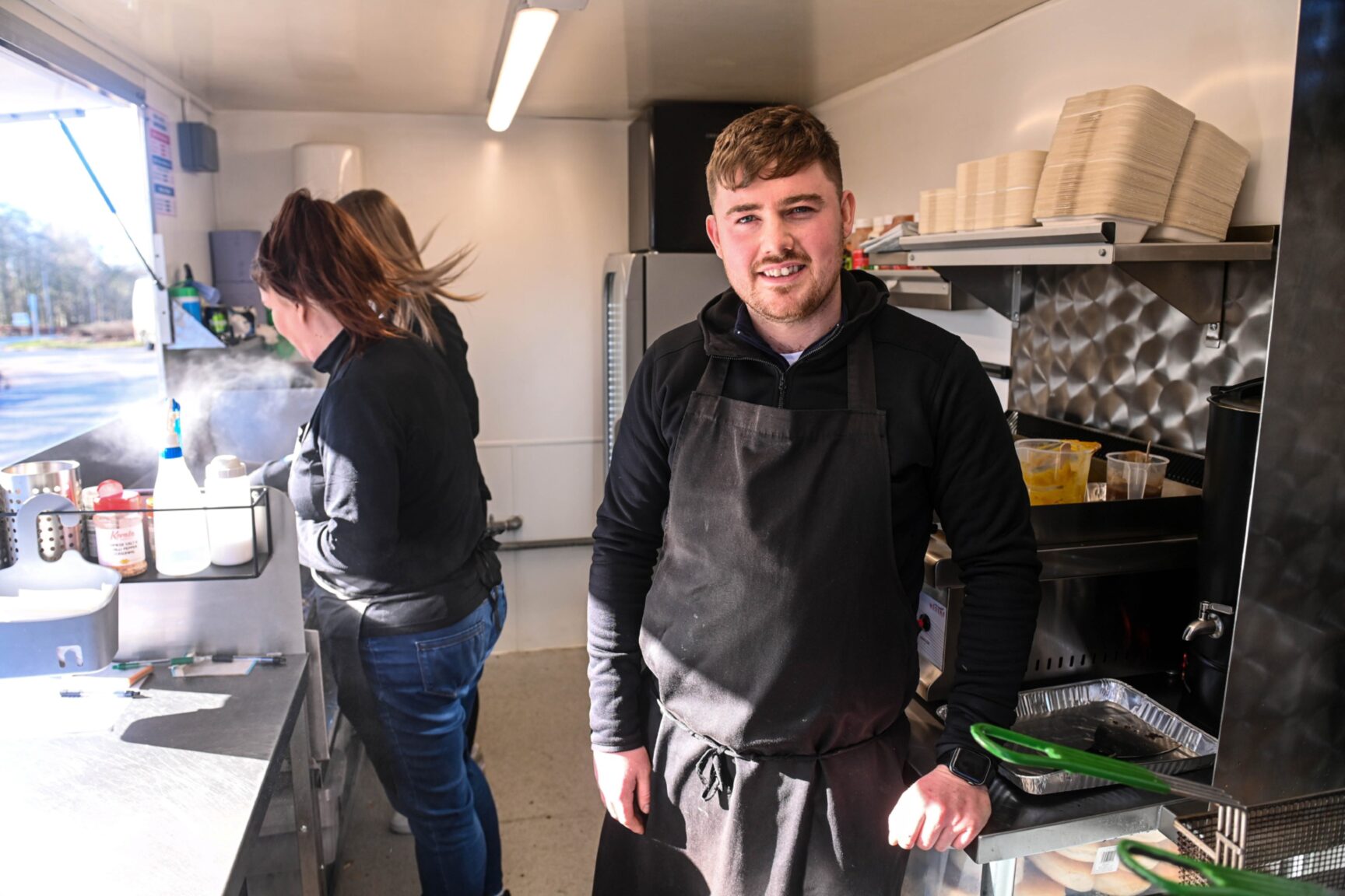 Trying out new Turriff food truck JP's Wrap Shack