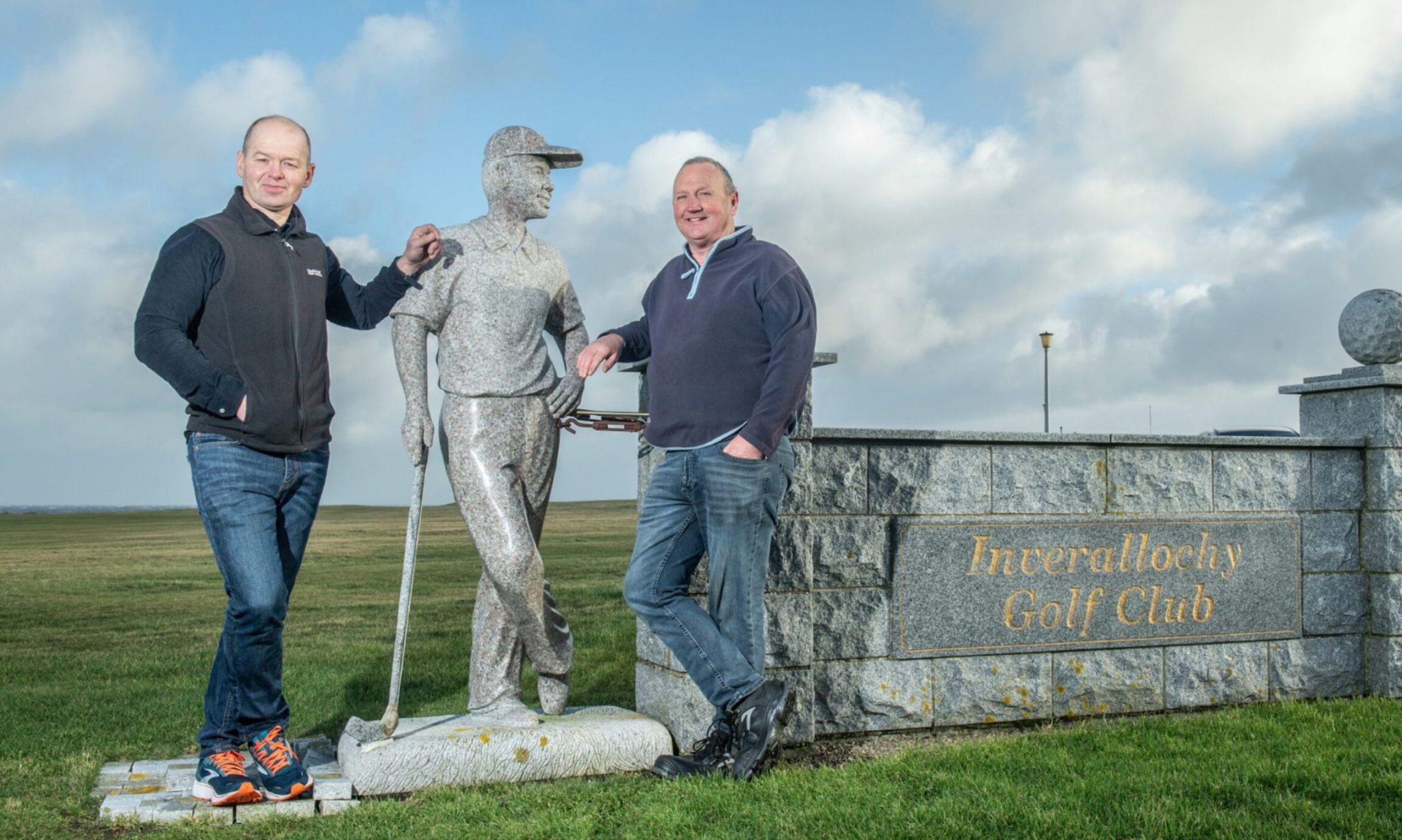 Greenkeepers at Inverallochy golf club recognised after 35 years